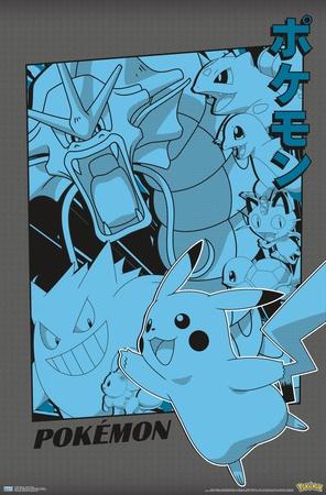 'Pokémon - Group Anime' Poster - Trends International | AllPosters.com