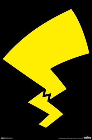 'Pokemon - Pikachu Minimalist Tail' Print - Trends International ...