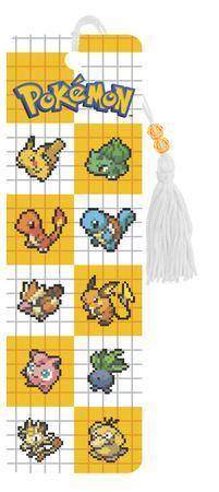 'Pokémon - Pixel Grid Premier Bookmark' Bookmarks | AllPosters.com
