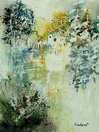 'Watercolor Watermill' Posters - Pol Ledent | AllPosters.com