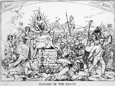 'Political Cartoon of Northern Decadence' Giclee Print | AllPosters.com