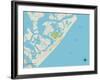 'Political Map of Brigantine, NJ' Prints | AllPosters.com