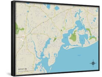 'Political Map of Cotuit, MA' Posters | AllPosters.com