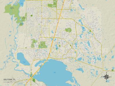 Northern Map Of Deltona Florida