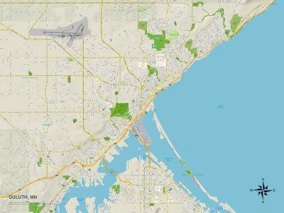 Duluth Minnesota Map