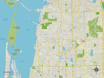 Map Of Dunedin Florida