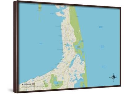 'Political Map of Eastham, MA' Prints | AllPosters.com