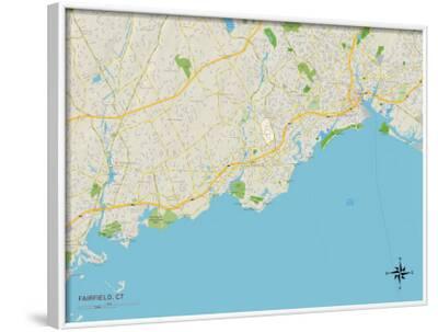 'Political Map of Fairfield, CT' Posters | AllPosters.com