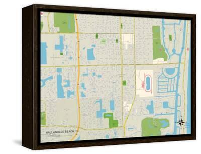 Map Of Hallandale Florida