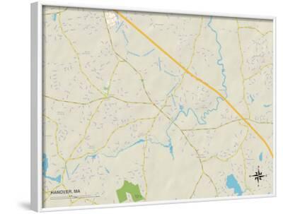 'Political Map of Hanover, MA' Prints | AllPosters.com