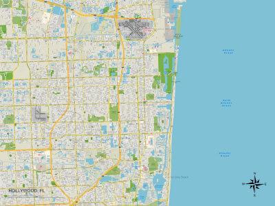 Map Of Southern Florida Hollywood