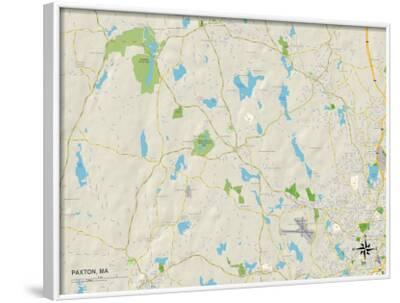 'Political Map of Paxton, MA' Poster | AllPosters.com