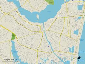 'Political Map of Point Pleasant, NJ' Poster | AllPosters.com