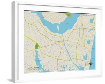 'Political Map of Point Pleasant, NJ' Poster | AllPosters.com