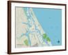 'Political Map of Ponce Inlet, FL' Posters | AllPosters.com