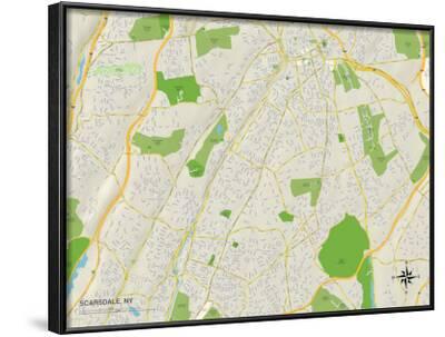 'Political Map of Scarsdale, NY' Prints | AllPosters.com