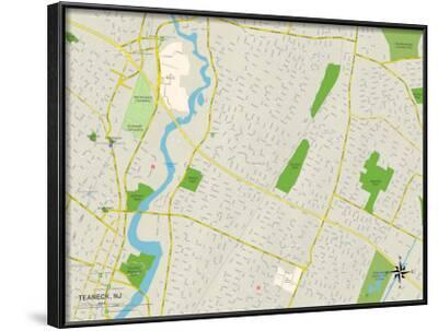 'Political Map of Teaneck, NJ' Print | AllPosters.com
