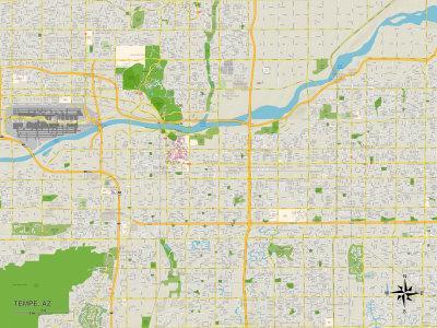 Arizona Map Tempe
