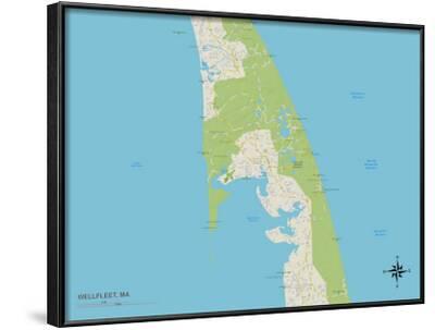 'Political Map of Wellfleet, MA' Posters | AllPosters.com