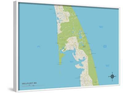 'Political Map of Wellfleet, MA' Posters | AllPosters.com