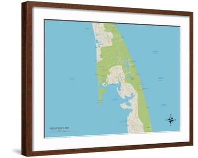 'Political Map of Wellfleet, MA' Posters | AllPosters.com