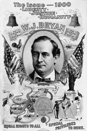 'Political Poster for William Jennings Bryan' Giclee Print | AllPosters.com