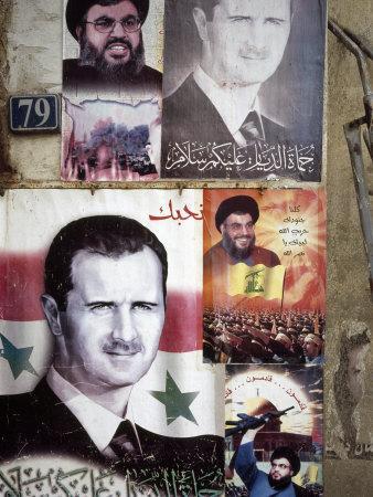 'Political Posters of President Bashar Al-Assad, Syria' Photographic ...