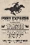 'Pony Express Replica Recruitment Advertisement' Prints | AllPosters.com