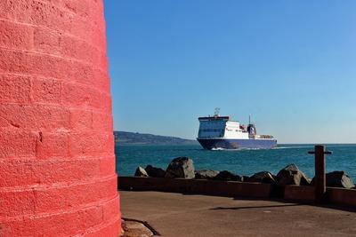'Poolbeg Lighthouse Dublin Port and Ferry Aproach' Photographic Print ...