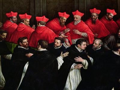 'Pope Honorius III (1148-1227) Approving the Order of St. Dominic in ...