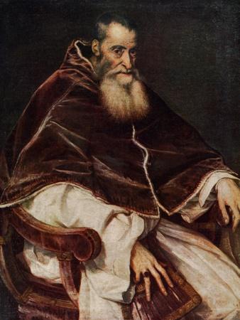 'Pope Paul III (1468-154), 1543' Giclee Print - Titian (Tiziano Vecelli ...