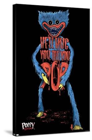 'Poppy Playtime - Huggy Wuggy Hug' Stretched Canvas Print | AllPosters.com