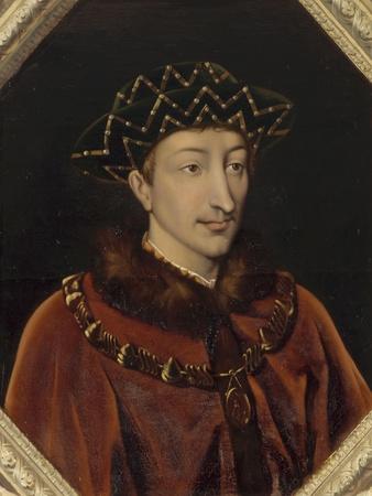'Portrait de Charles VII, roi de France (1403-1461), dit le Victorieux ...