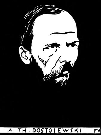 'Portrait De Fedor Mikhailovitch Dostoievski (Dostoevsky, Dostoyevsky ...
