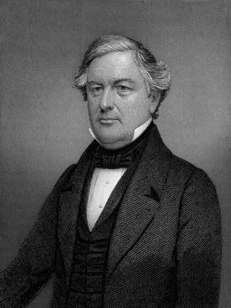 'Portrait Engraving of Millard Fillmore' Giclee Print | AllPosters.com