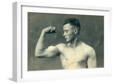 'Portrait of a Bodybuilder, C.1898' Photographic Print | AllPosters.com
