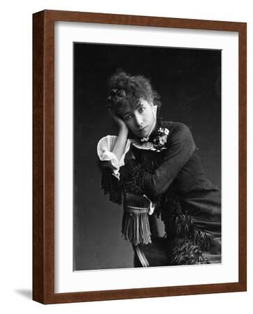 'Portrait of Actress Sarah Bernhardt, c.1878' Photographic Print - Paul ...