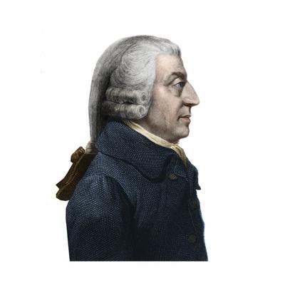 'Portrait of Adam Smith (1723 -1790) Scottish Philosopher and Economics ...