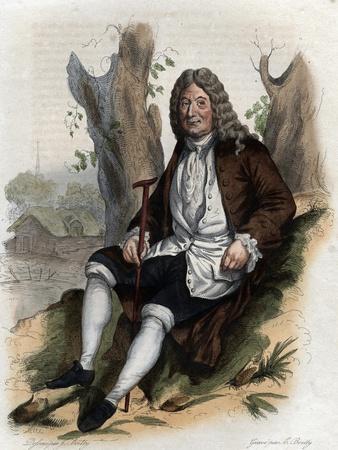 'Portrait of Alain Rene Lesage (Le Sage) (1668-1747), French novelist ...