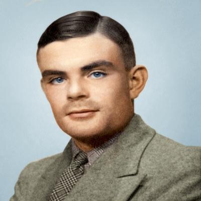 'Portrait of Alan Mathison Turing, (1912 - 54) (Photo)' Giclee Print ...