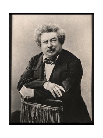 'Portrait of Alexandre Dumas (1802-1870), French writer' Giclee Print ...
