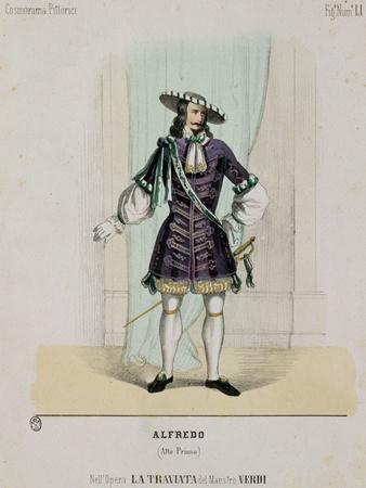 Portrait of Alfredo from the Opera 'La Traviata' Giclee Print ...