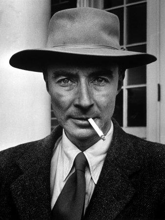 'Portrait of American Physicist J. Robert Oppenheimer Wearing a Porkpie ...