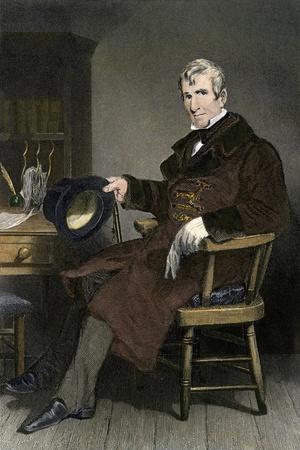 'Portrait of American President William Henry Harrison (1773-1841 ...