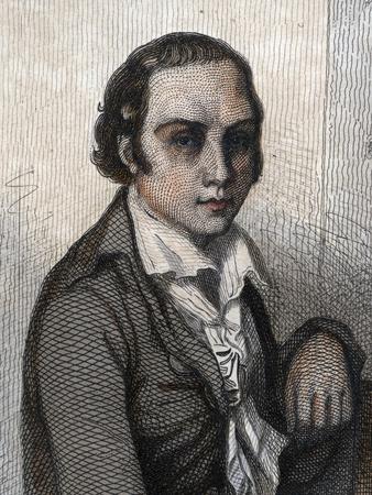 'Portrait of Andre Marie Chenier (1762-1794), French poet' Giclee Print ...