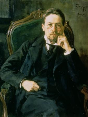'Portrait of Anton Pavlovich Chekhov, 1898' Giclee Print - Osip ...