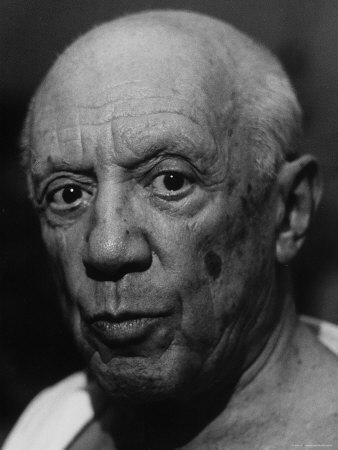 'Portrait of Artist Pablo Picasso' Premium Photographic Print - Gjon ...
