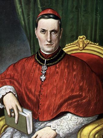 'Portrait of Cardinal Mariano Rampolla (1843-1913) Illustration by ...