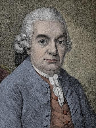 'Portrait of Carl Philipp Emanuel Bach German Composer' Giclee Print ...