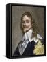 'Portrait of Charles I Stuart (1600-1649) King of England. Colour ...